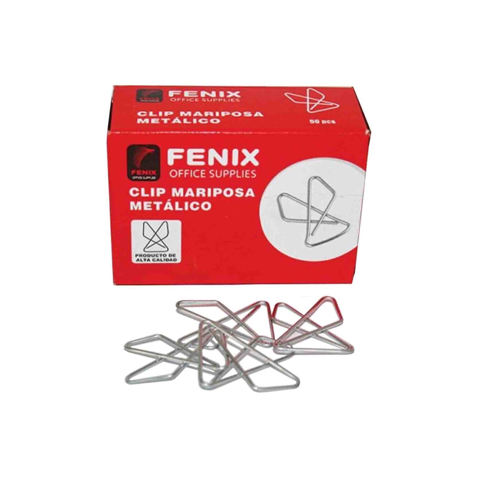 Clip Mariposa Metalico Fenix c/u - Pixel